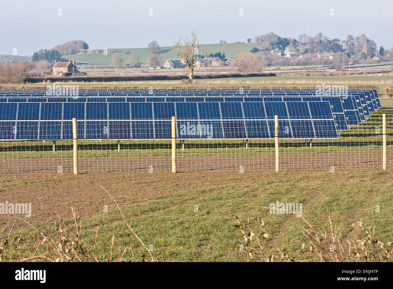 Solar, panels,farm, field,Somerset,England Stock Photo - Alamy