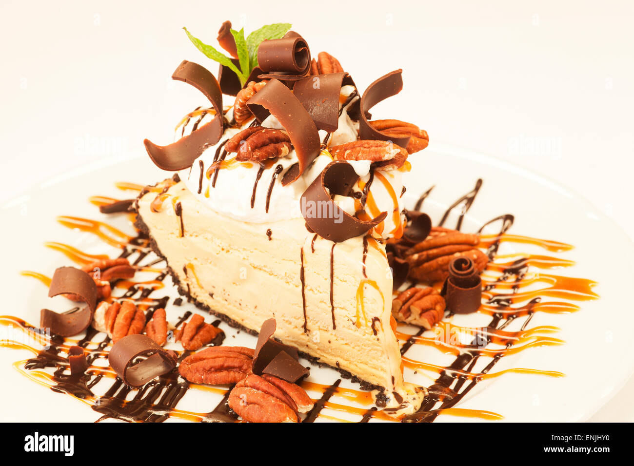 Kahlua ice cream pie hi-res stock photography and images - Alamy