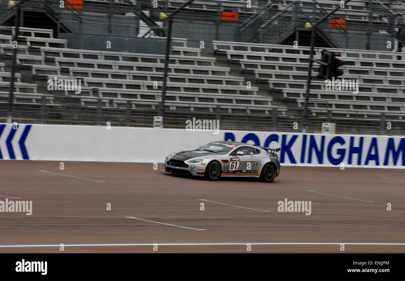 British GT Racing car Rockingham circuit Stock Photo - Alamy