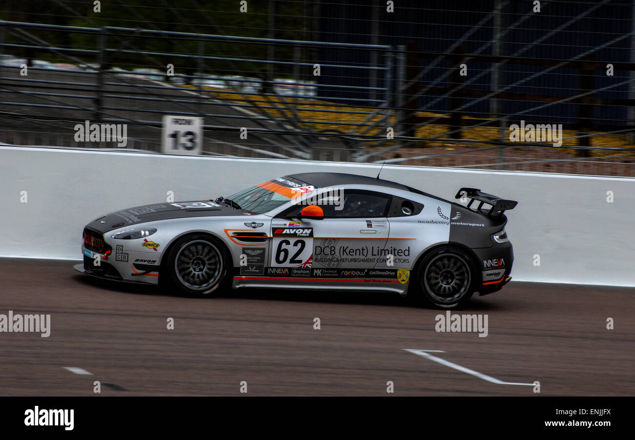 British GT Racing car Rockingham circuit Stock Photo - Alamy