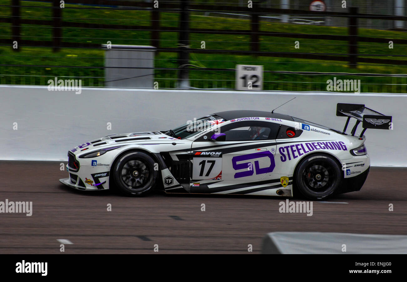 British GT Racing car Rockingham circuit Stock Photo - Alamy
