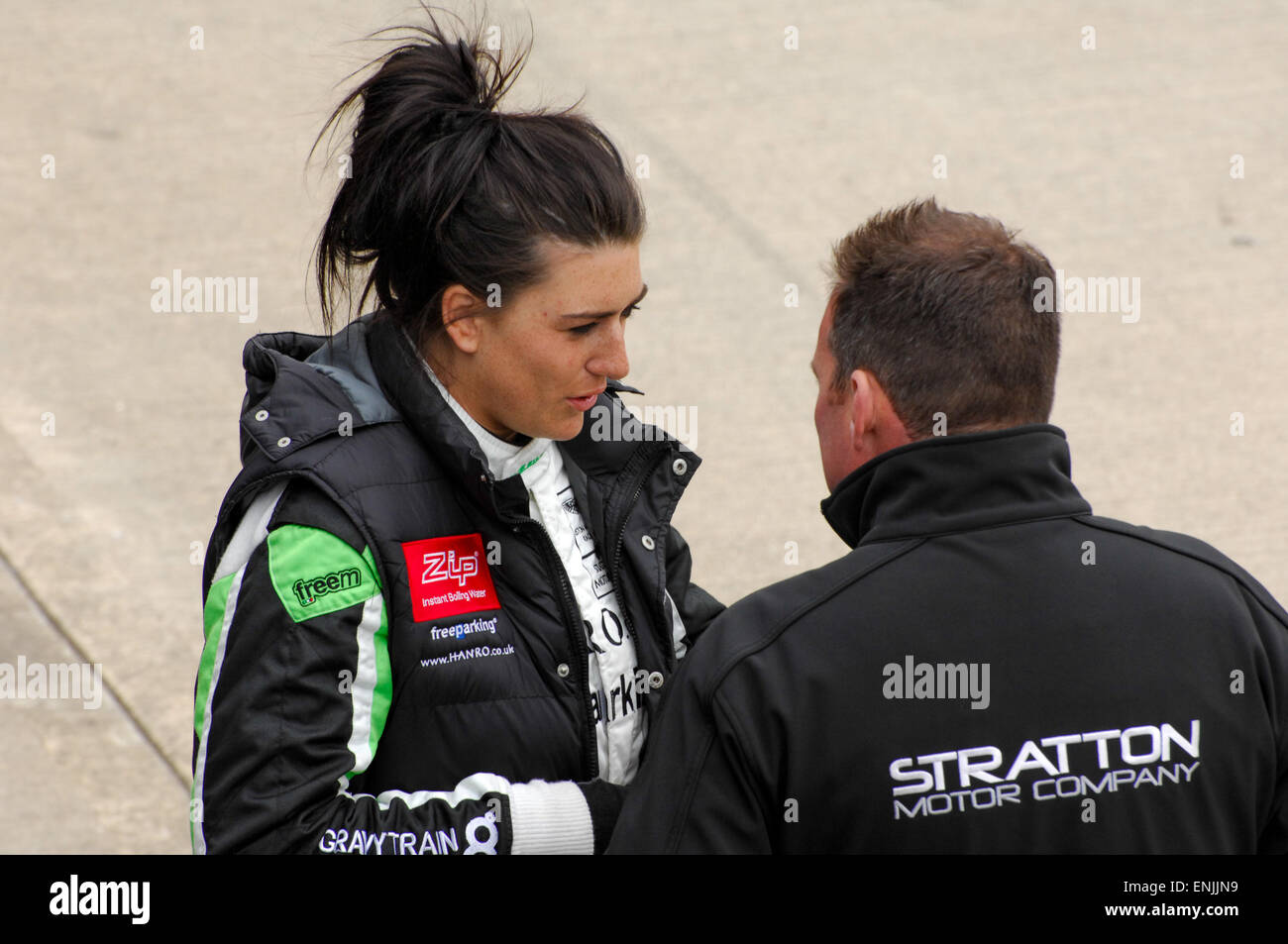 Jade Edwards British GT racing driver Stock Photo - Alamy
