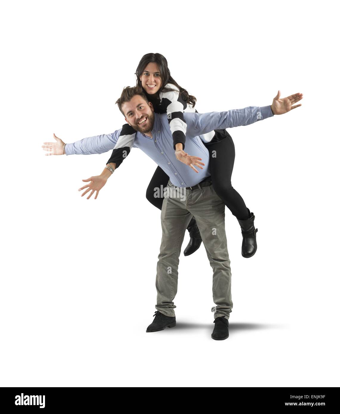 Wedding couple hug Cut Out Stock Images & Pictures - Alamy