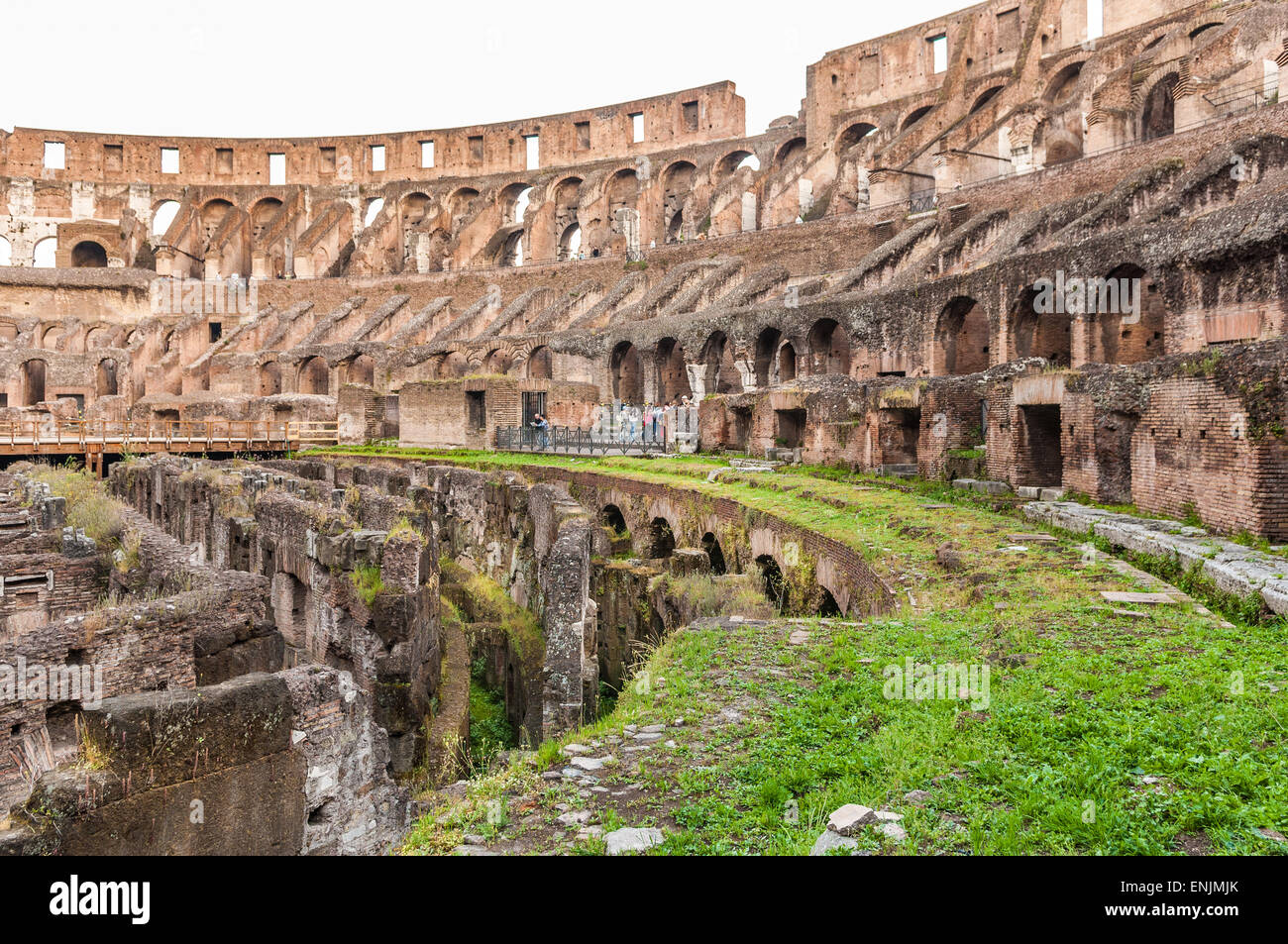 Interior of Colosseum in Rome, Italy Stock Photo - Alamy