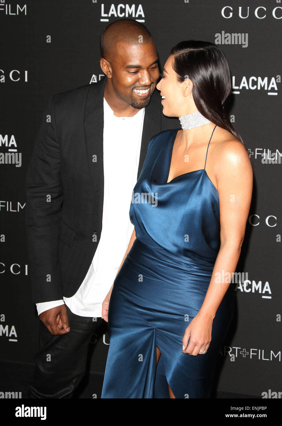 Kanye west red carpet lacma hi-res stock photography and images - Alamy