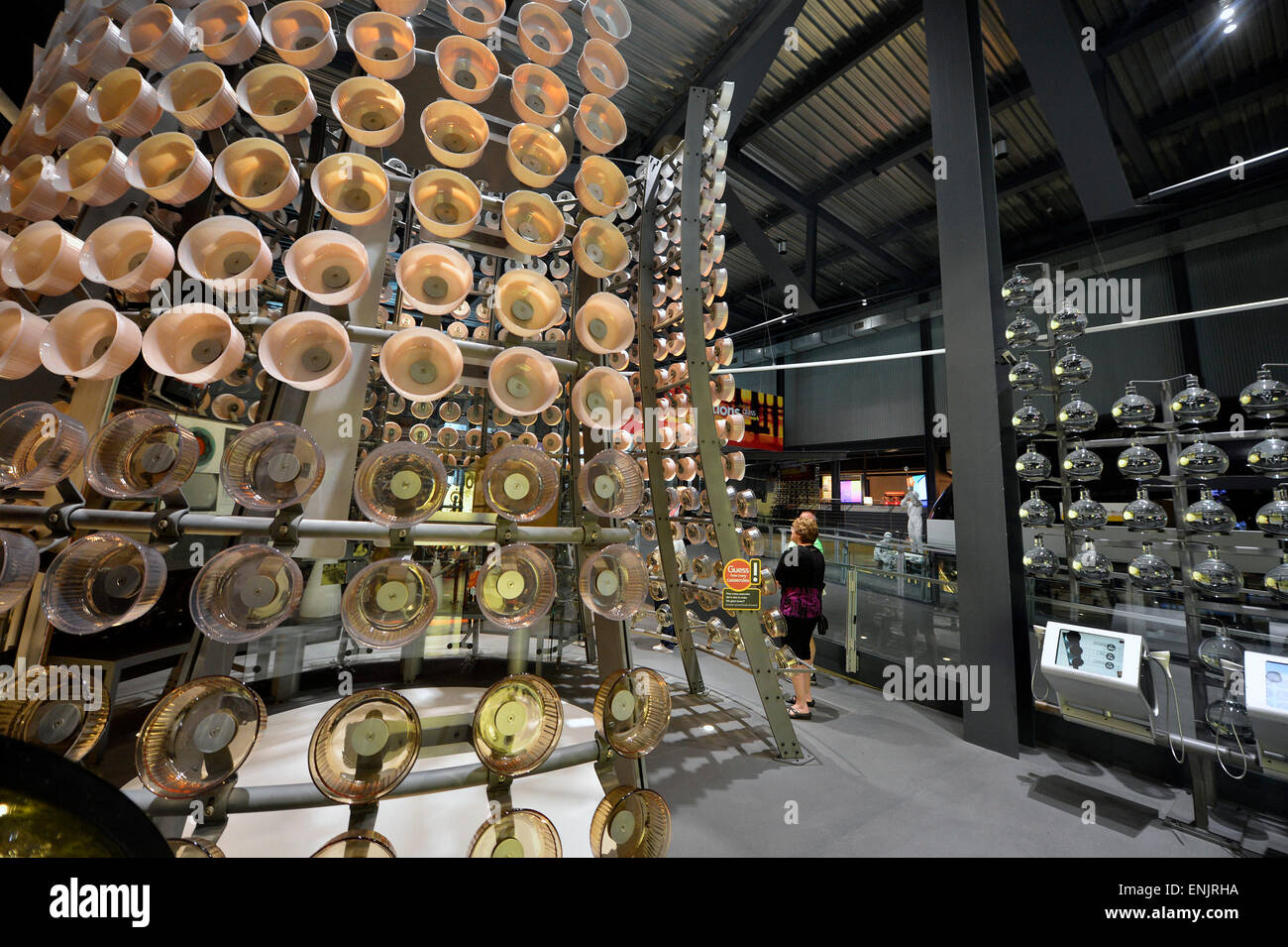 Corning, USA. 6th May, 2015. People visit the Corning Museum of Glass ...
