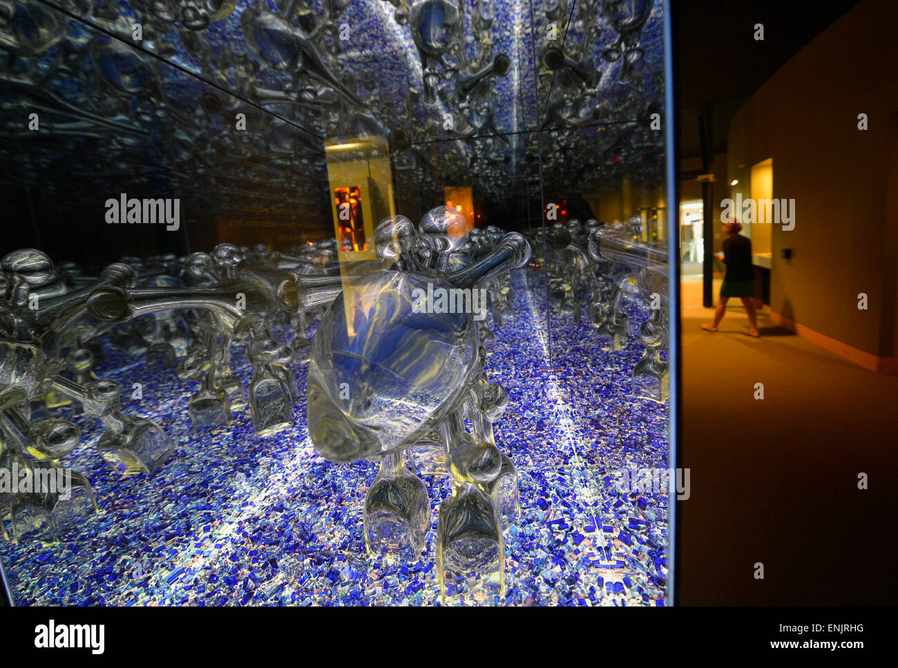 Corning, USA. 6th May, 2015. A woman visits the Corning Museum of Glass ...