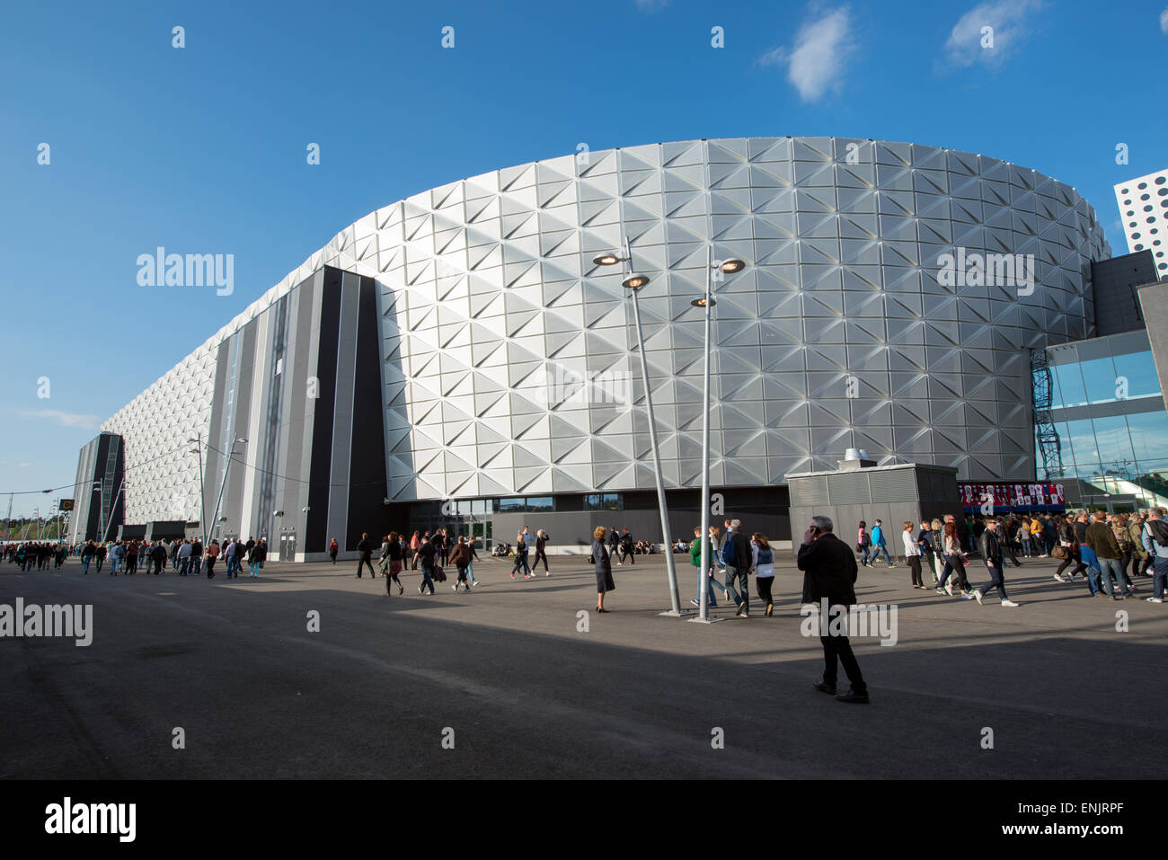Football ground stadium friends arena stockholm sweden hi-res stock ...