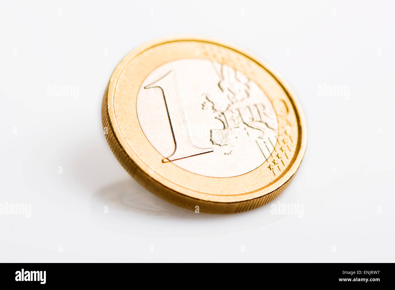 One euro coin on map of europe hi-res stock photography and images - Alamy