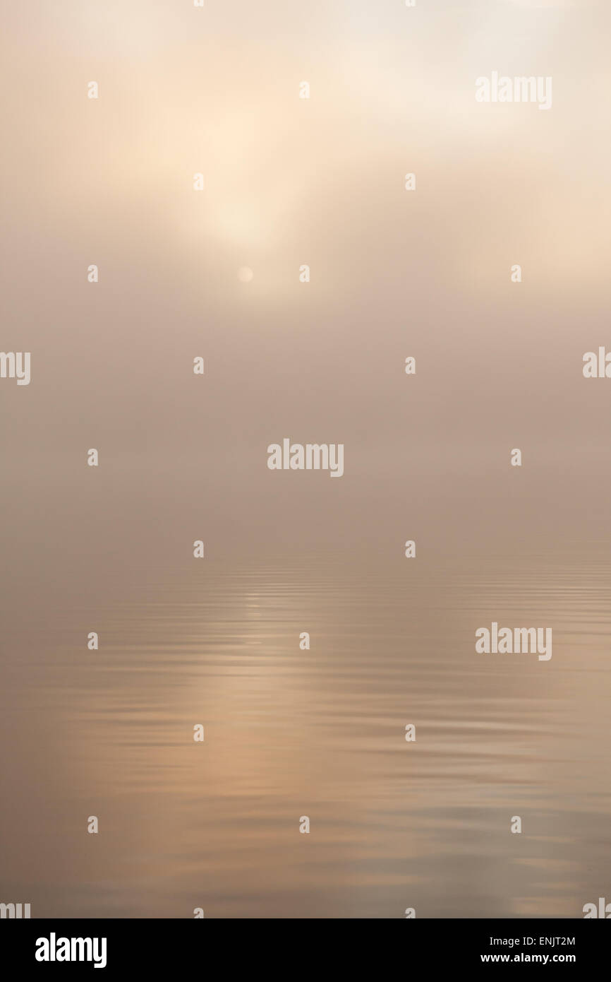 Sunrise through the fog hi-res stock photography and images - Alamy