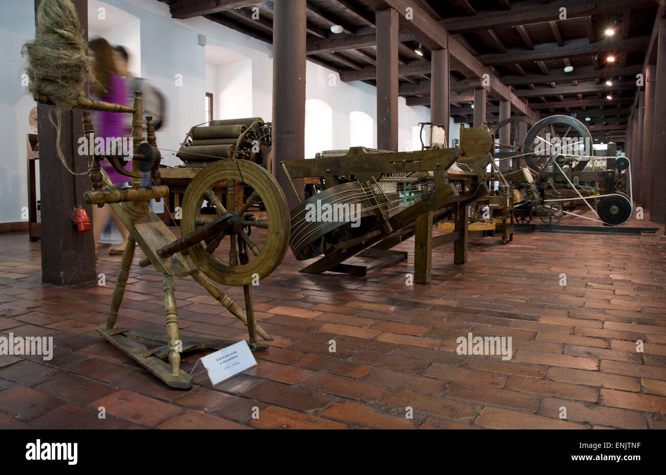Europe, Poland, Lodz, the Central Museum of Textiles, located in Ludwik ...