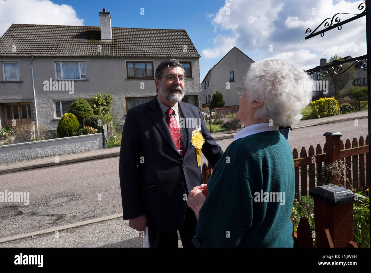 Viscount John Thurso on the 2015 campaign trail in Tain, Ross and ...
