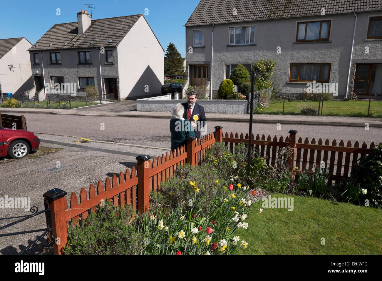 Viscount John Thurso on the 2015 campaign trail in Tain, Ross and ...
