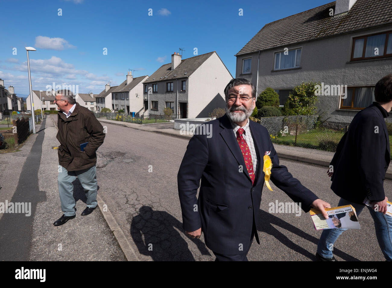 Viscount John Thurso on the 2015 campaign trail in Tain, Ross and ...