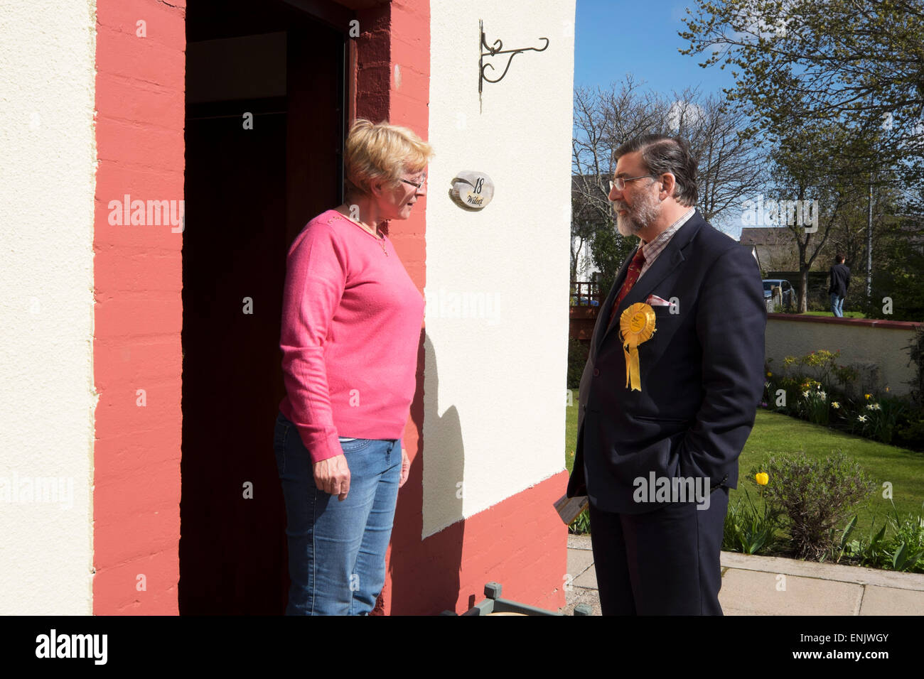 Viscount John Thurso on the 2015 campaign trail in Tain, Ross and ...