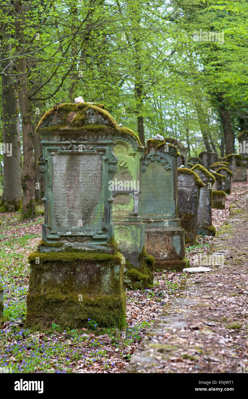 Grave stones built on a Jewish cemetery in the 16th century, last ...