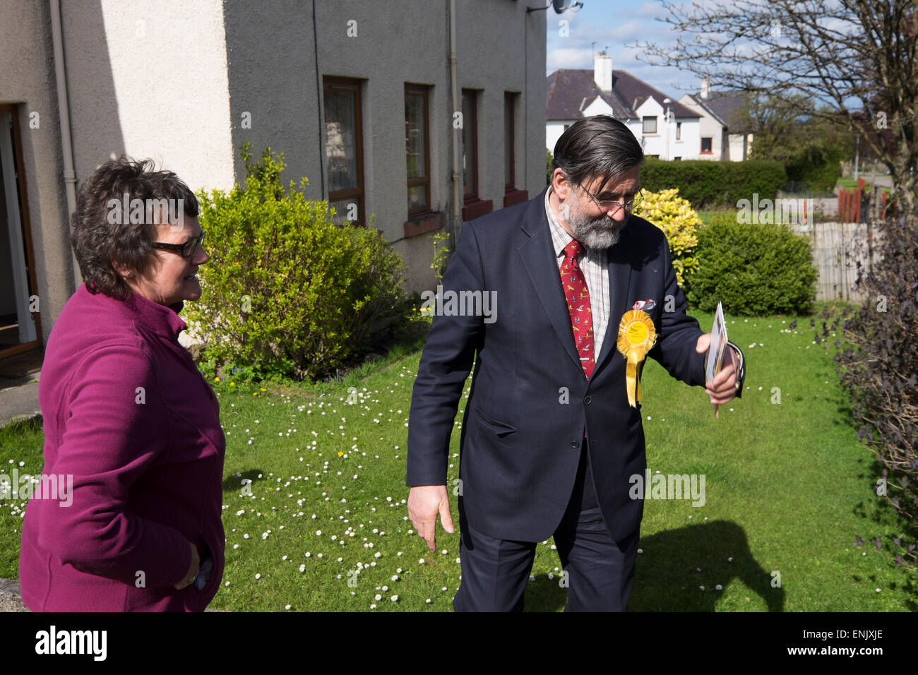 Viscount John Thurso on the 2015 campaign trail in Tain, Ross and ...