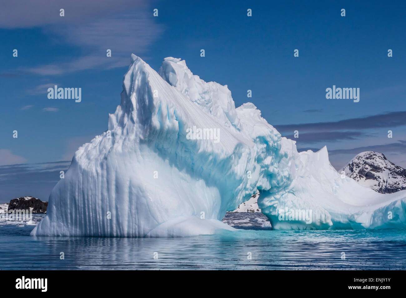 Iceberg with natural arch hi-res stock photography and images - Alamy