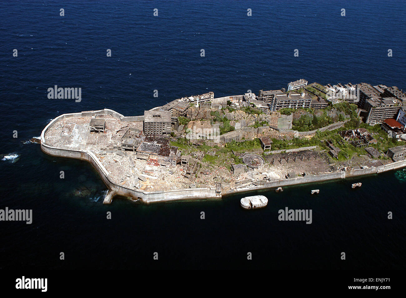 Hashima Island After Tsunami