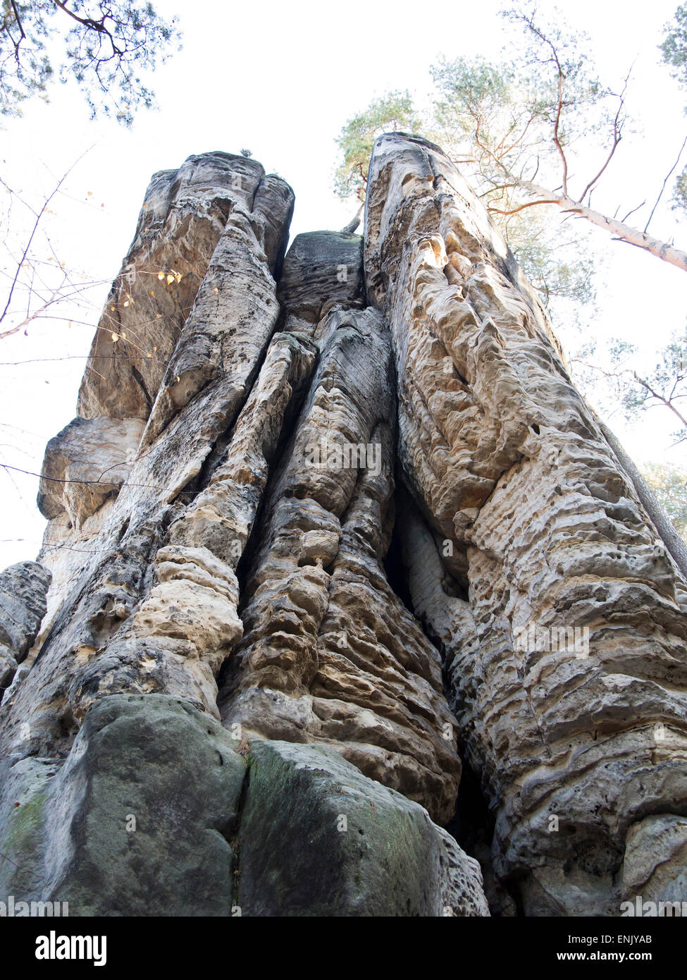 Bizarre rocks in the Bohemian Paradise Stock Photo - Alamy
