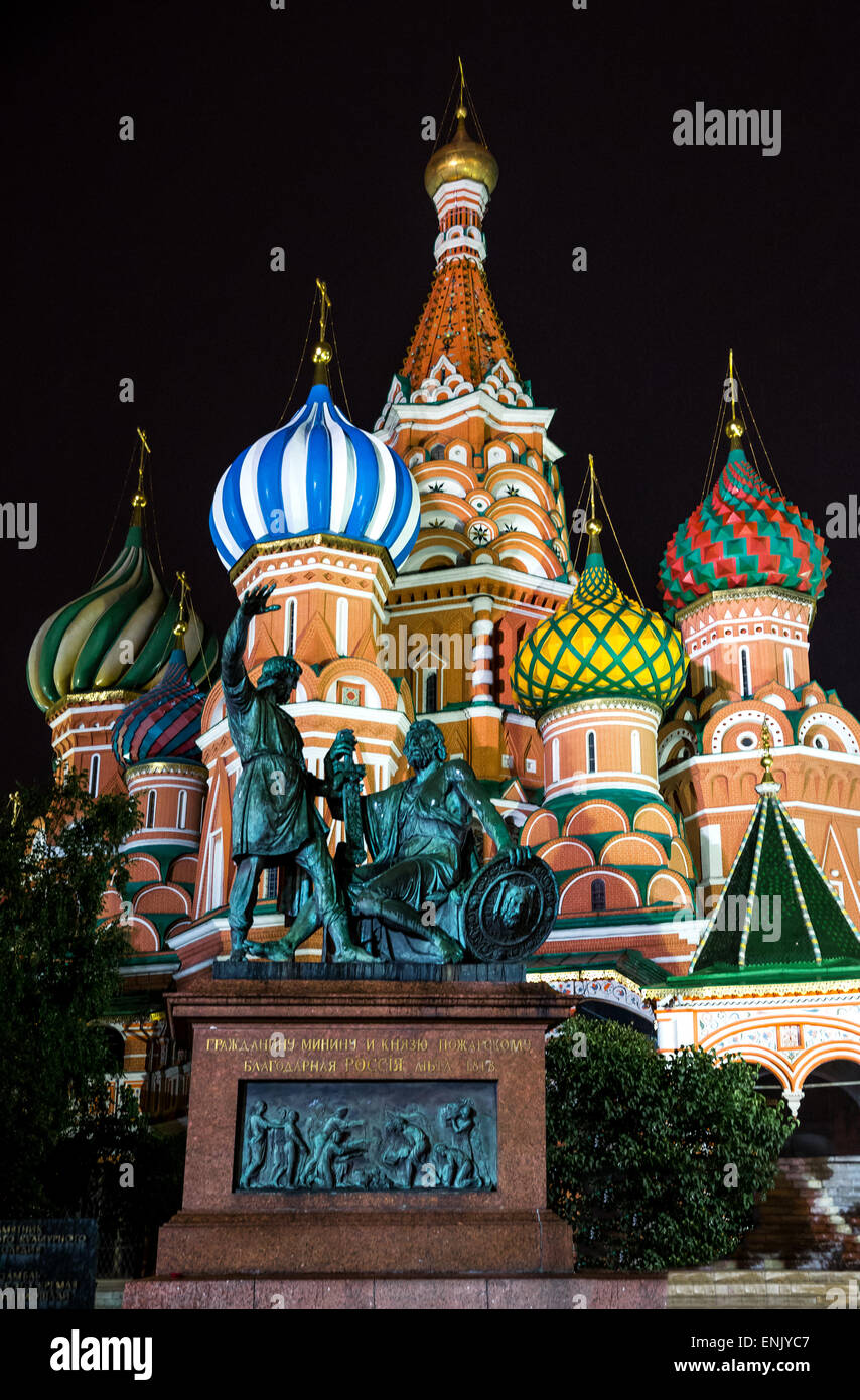 Russia, Moscow, Red Square, the St Basil's Cathedral Stock Photo - Alamy