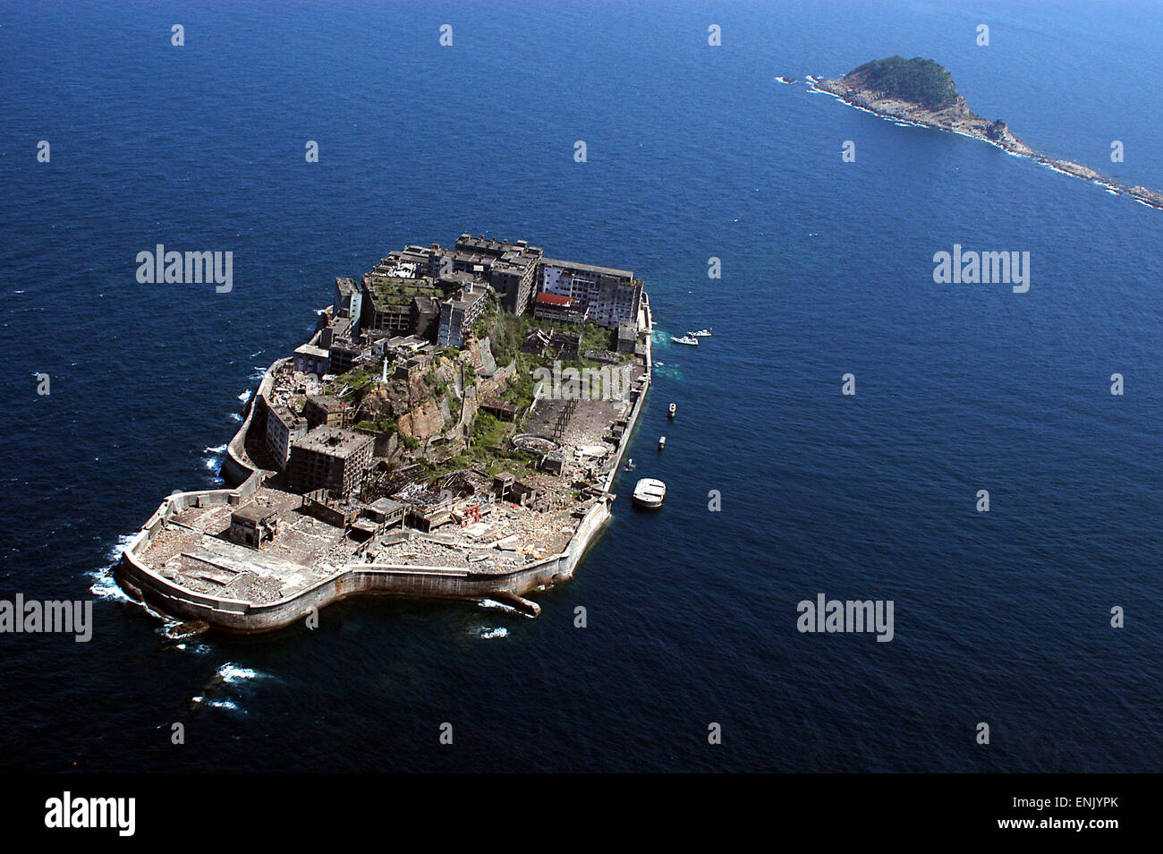Hashima, Nagasaki, Japan. Also known as Gunkanjima (battleship island ...