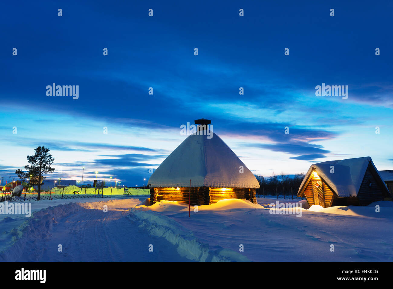 Lapland winter sweden hi-res stock photography and images - Alamy