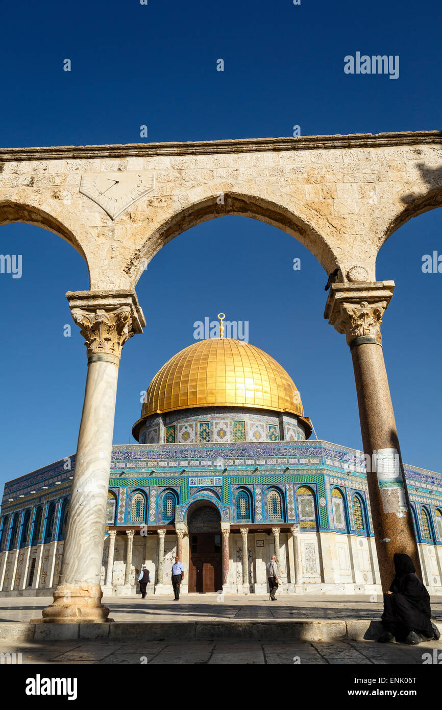 Dome of the Rock Mosque, Temple Mount, UNESCO World Heritage Site ...