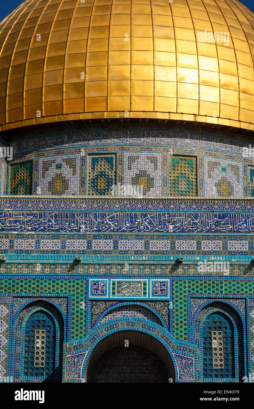 Dome of the Rock Mosque, Temple Mount, UNESCO World Heritage Site ...