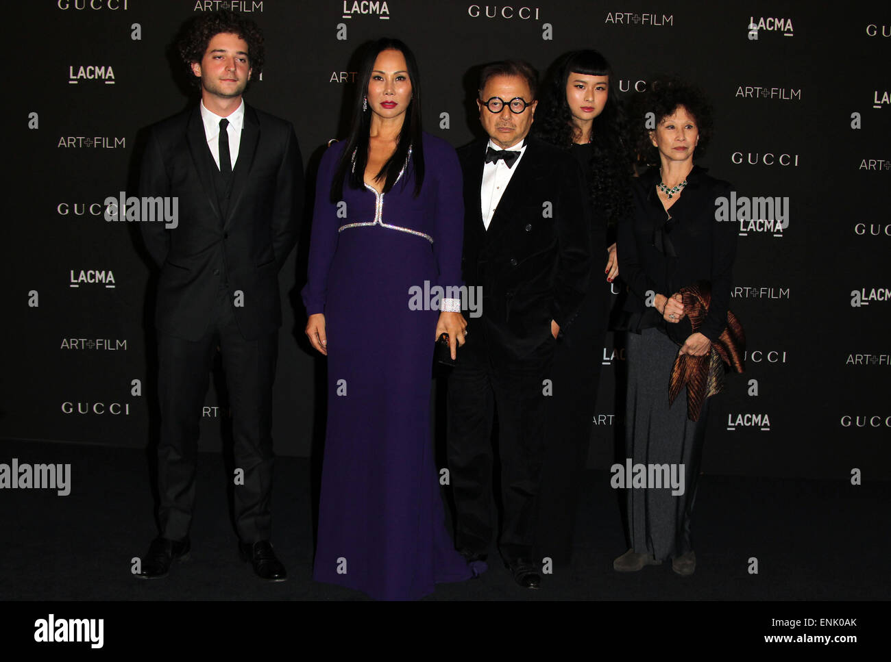 2014 LACMA Art + Film Gala Featuring: Eva Chow,Michael Chow,Asia Chow ...