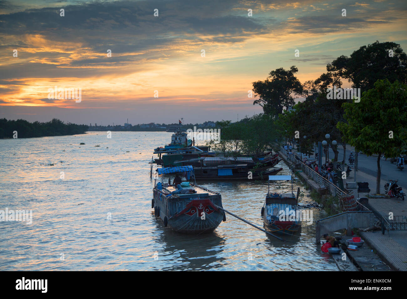Mekong river boats hi-res stock photography and images - Alamy