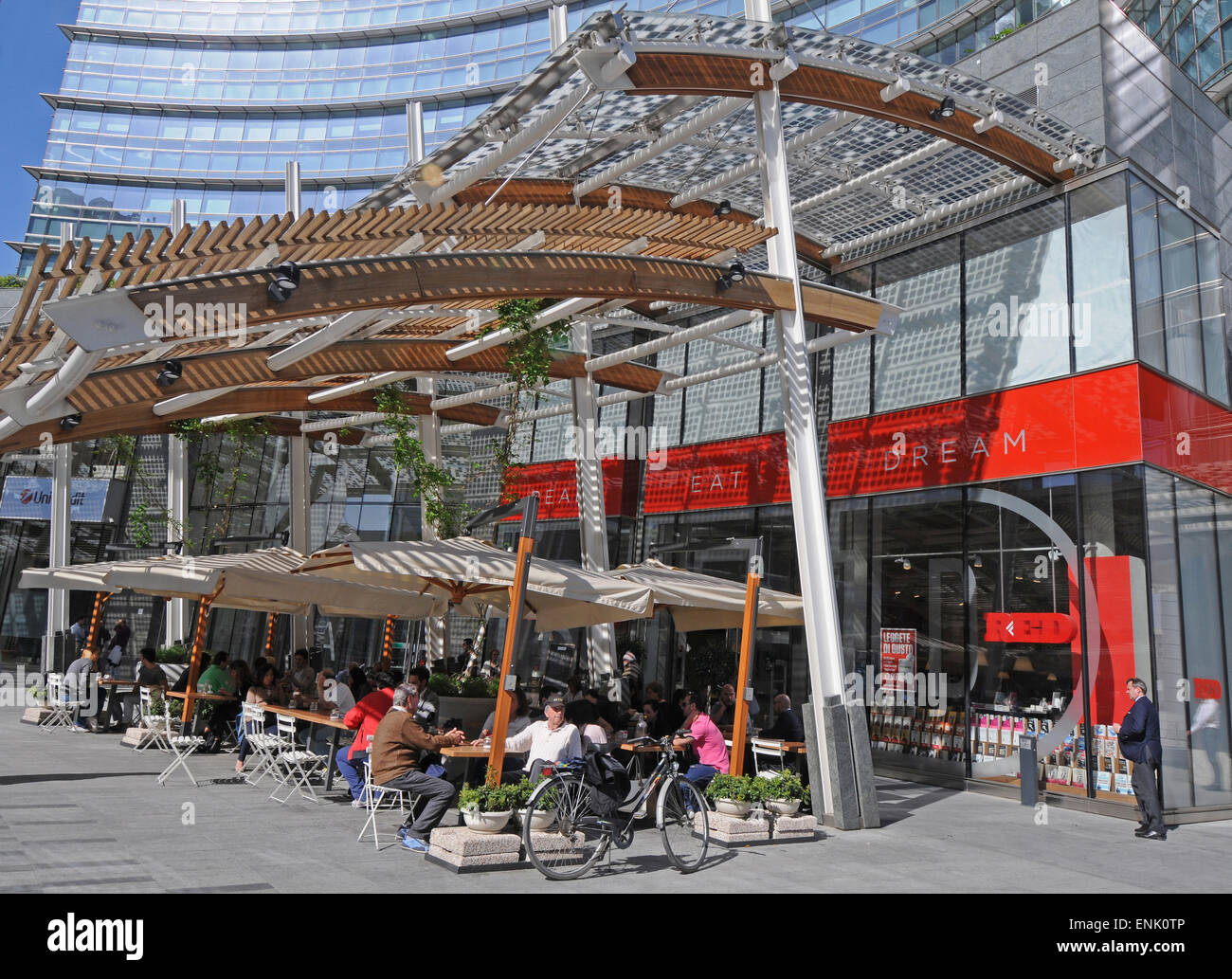 Italy, Lombardy, Milan, Porta Nuova Garibaldi Tower designed by Cesar ...