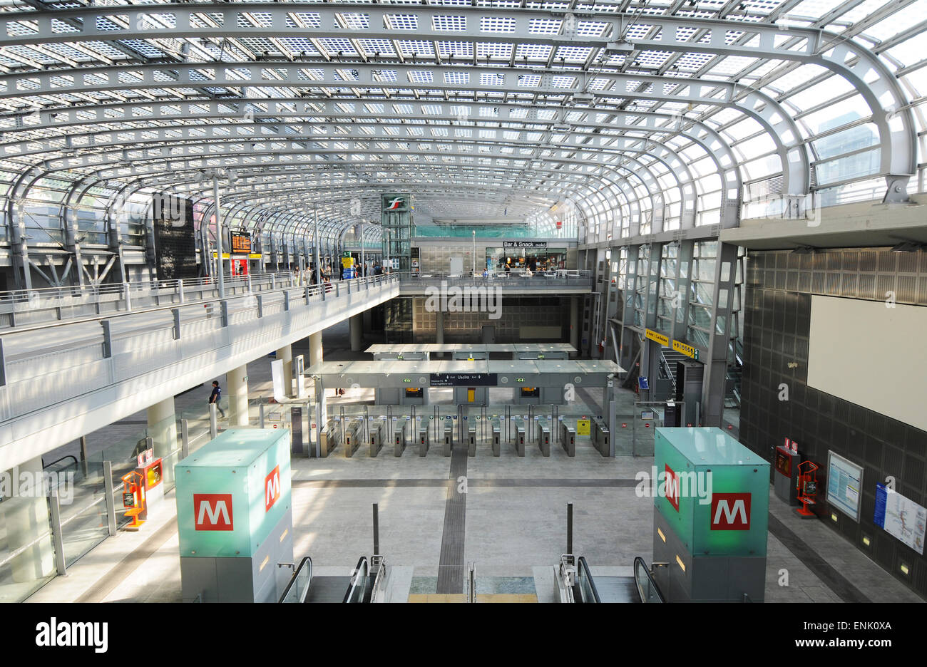 Italy, Piedmont, Turin, subway station Stock Photo - Alamy