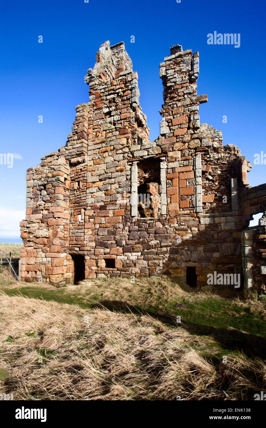 The Ruin of Newark Castle on the Fife Coast Path near St. Monans, Fife ...