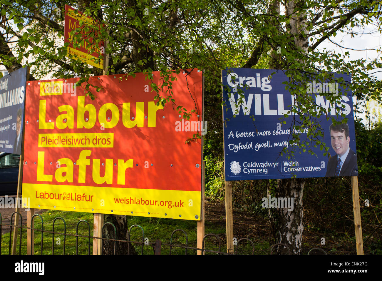 General Election 2015 posters Stock Photo - Alamy