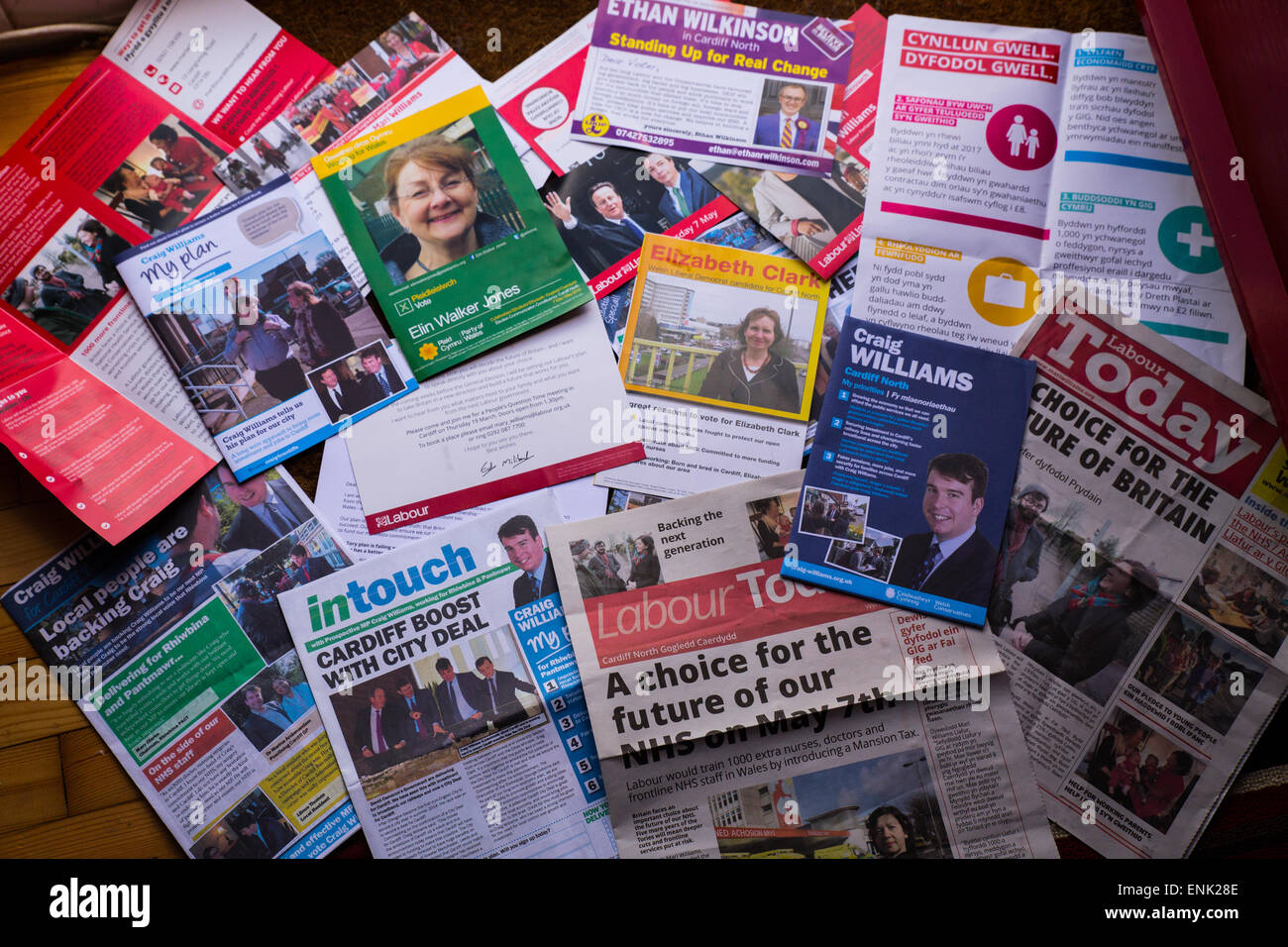 General Election 2015 leaflets Stock Photo - Alamy