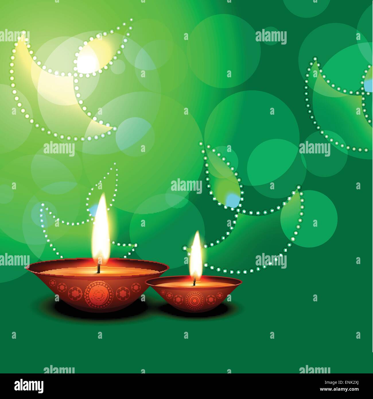 Beautiful diwali diya space text hi-res stock photography and images ...