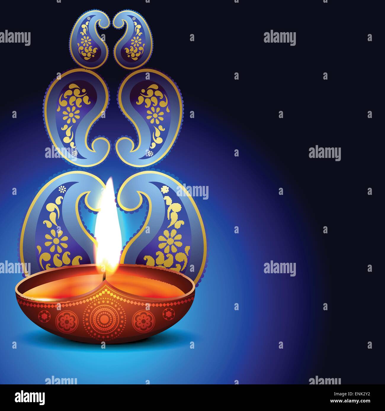 beautiful happy diwali background design Stock Vector Image & Art - Alamy
