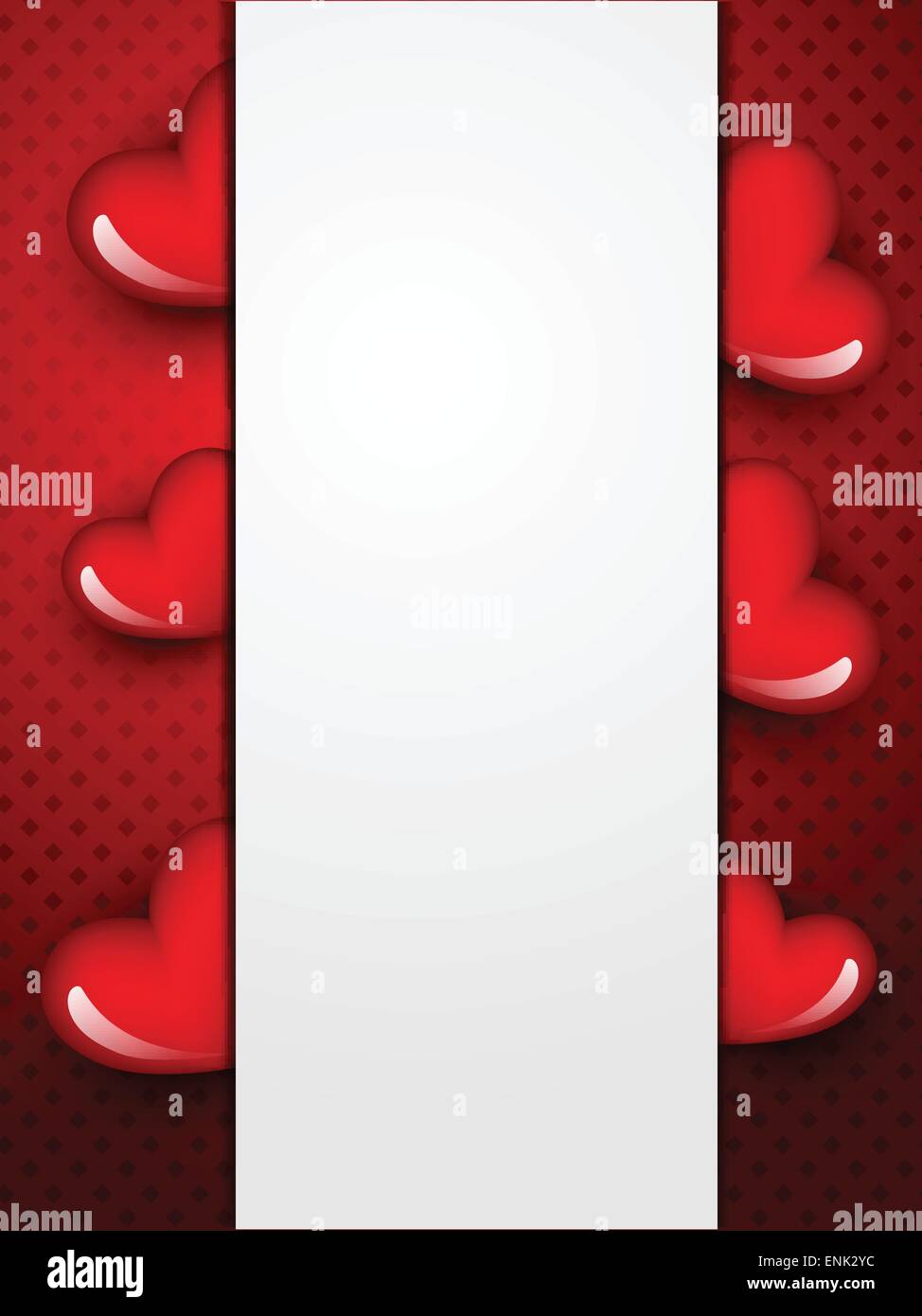 vector heart background with space for your text Stock Vector Image ...