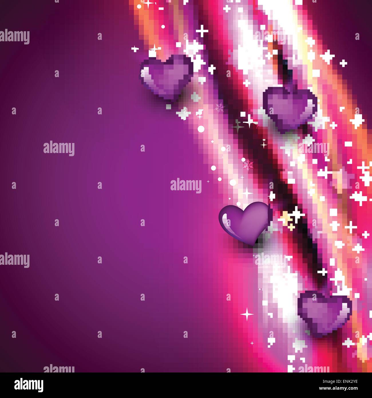 Shiny heart Stock Vector Images - Alamy