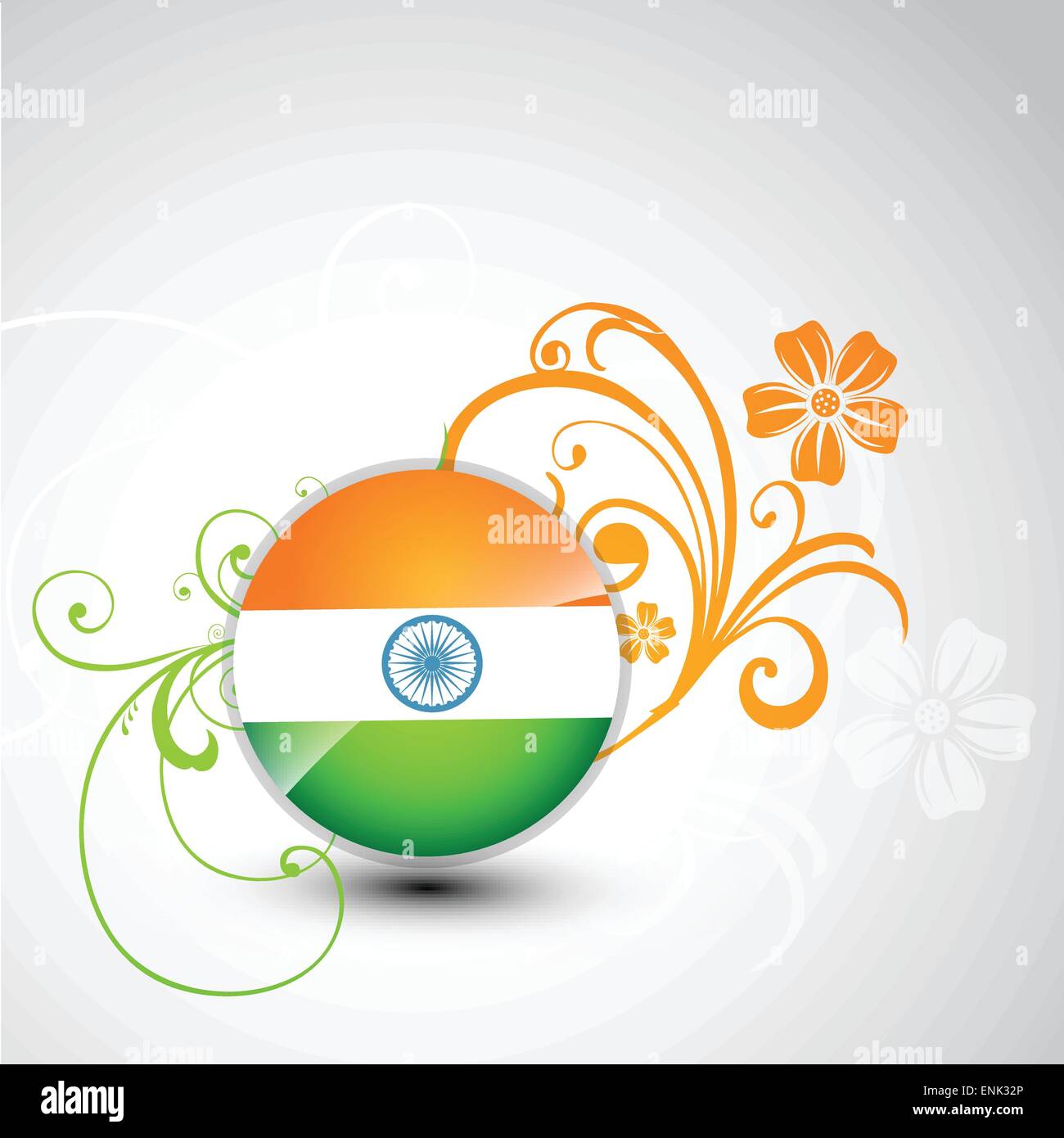 stylish tri color indian vector background Stock Vector Image & Art - Alamy
