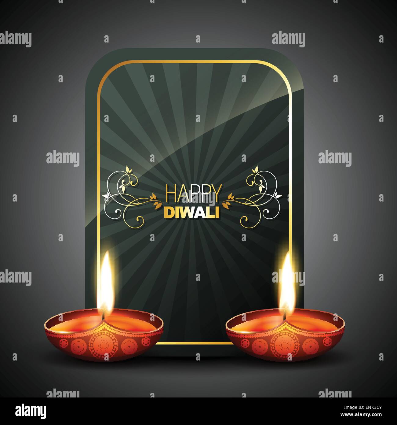 Beautiful diwali diya space text hi-res stock photography and images ...