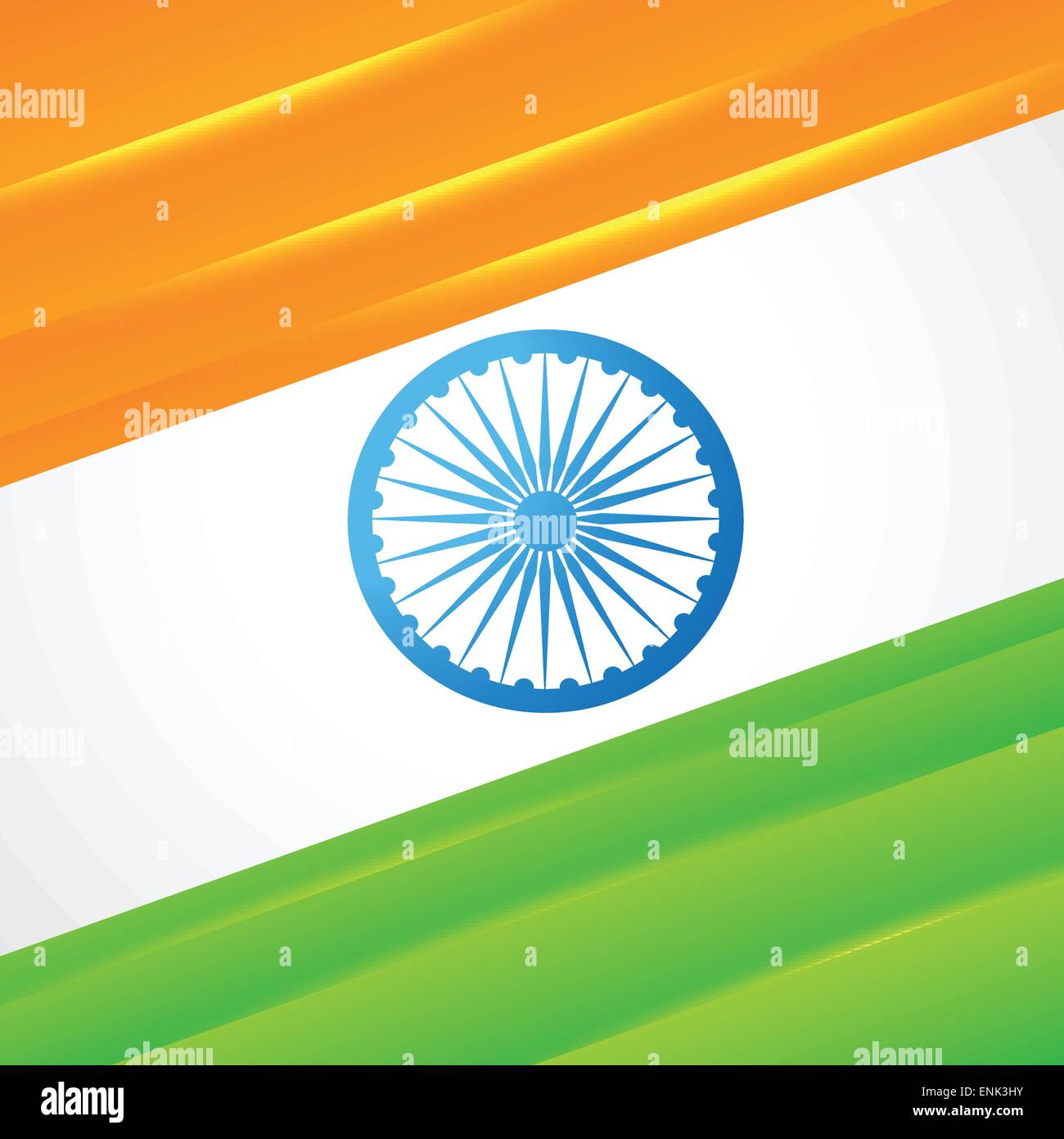 vector creative indian flag design art Stock Vector Image & Art - Alamy