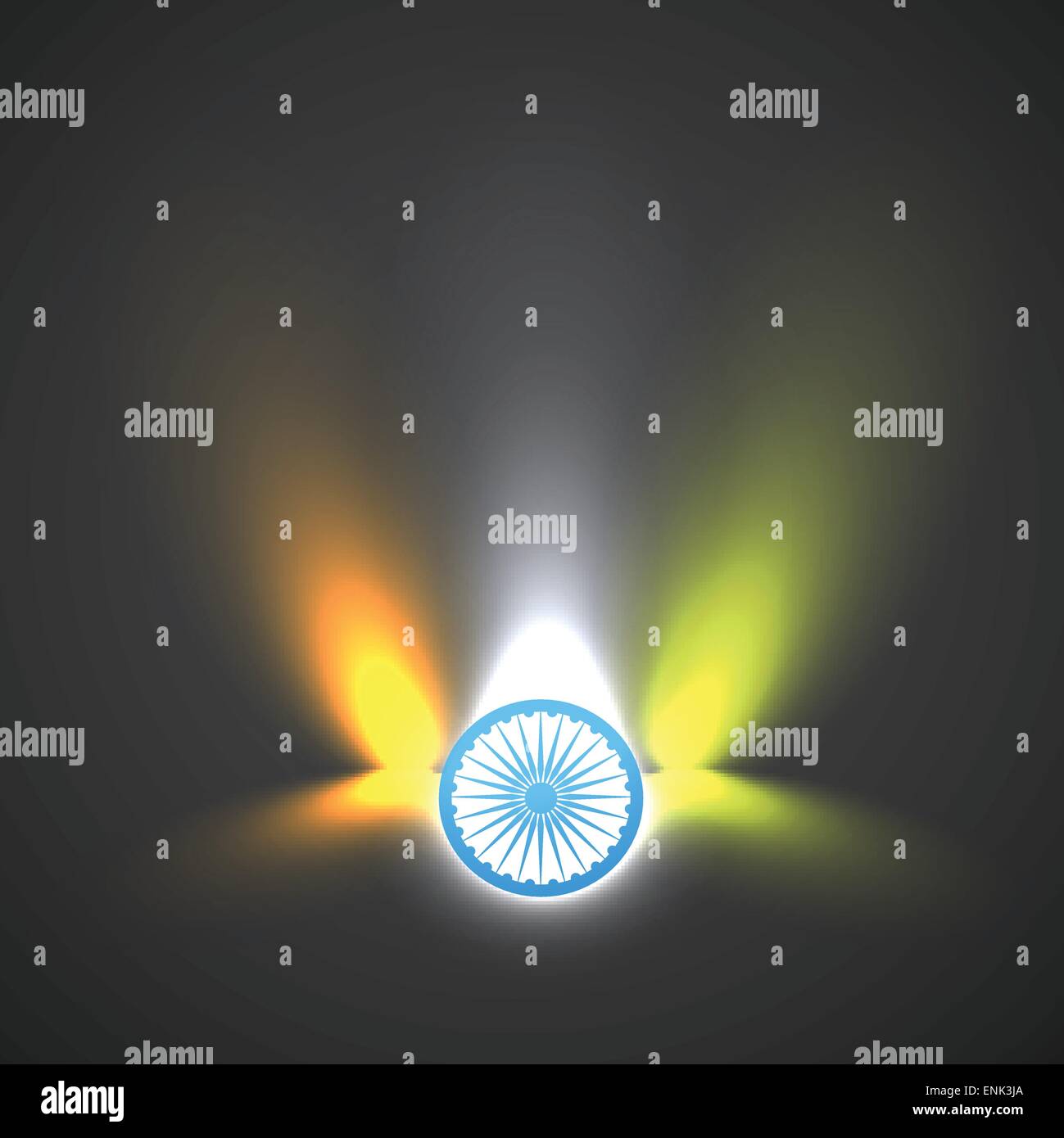 vector indian flag made from lights Stock Vector Image & Art - Alamy