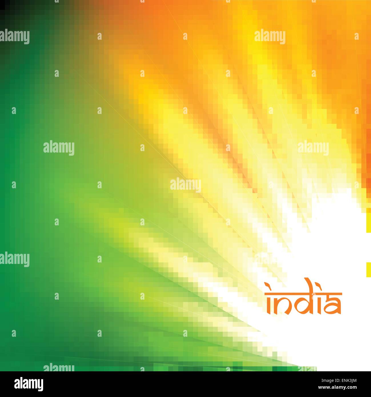 Tri color indian flag design hi-res stock photography and images - Alamy