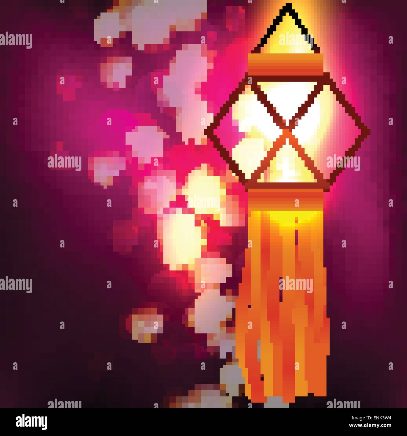 vector diwali lamp design illustration Stock Vector Image & Art - Alamy