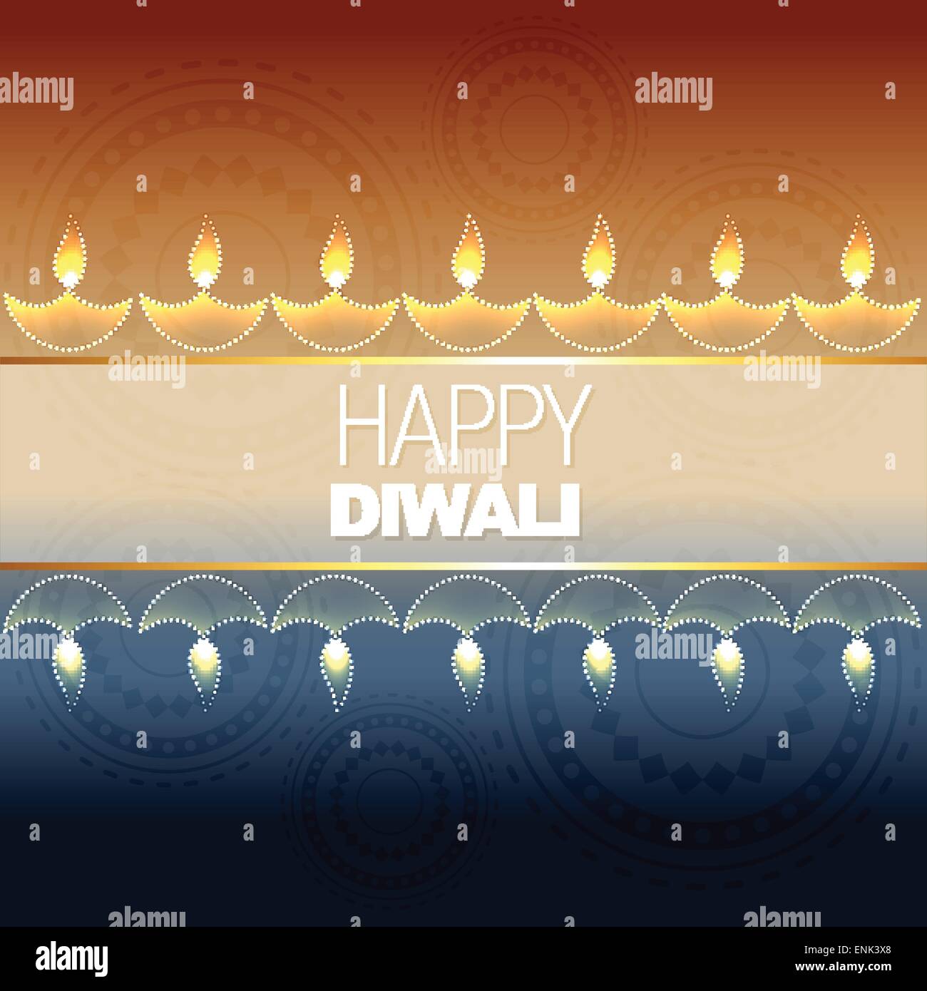 beautiful vector diwali background design Stock Vector Image & Art - Alamy