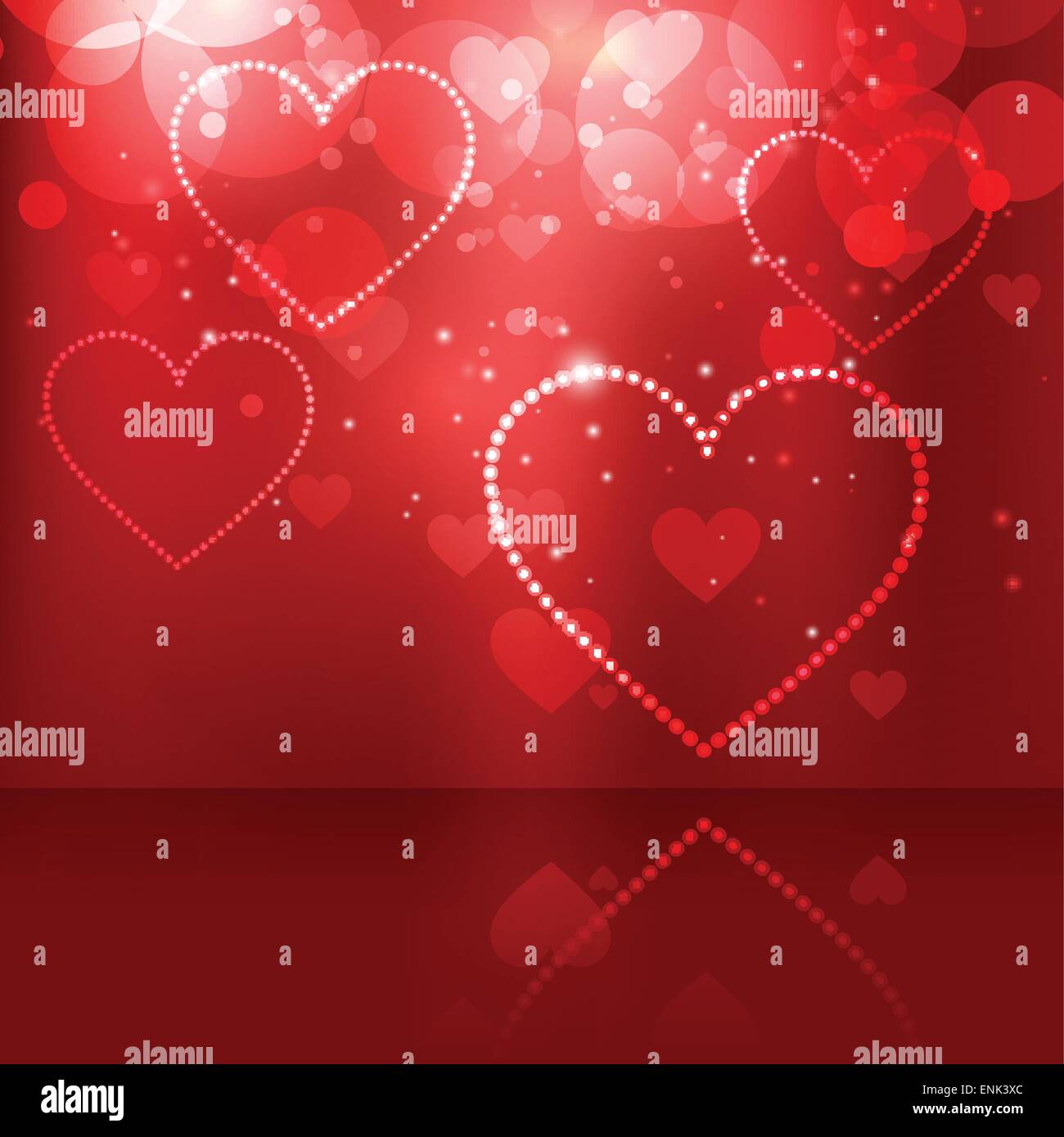vector beautiful heart background design Stock Vector Image & Art - Alamy
