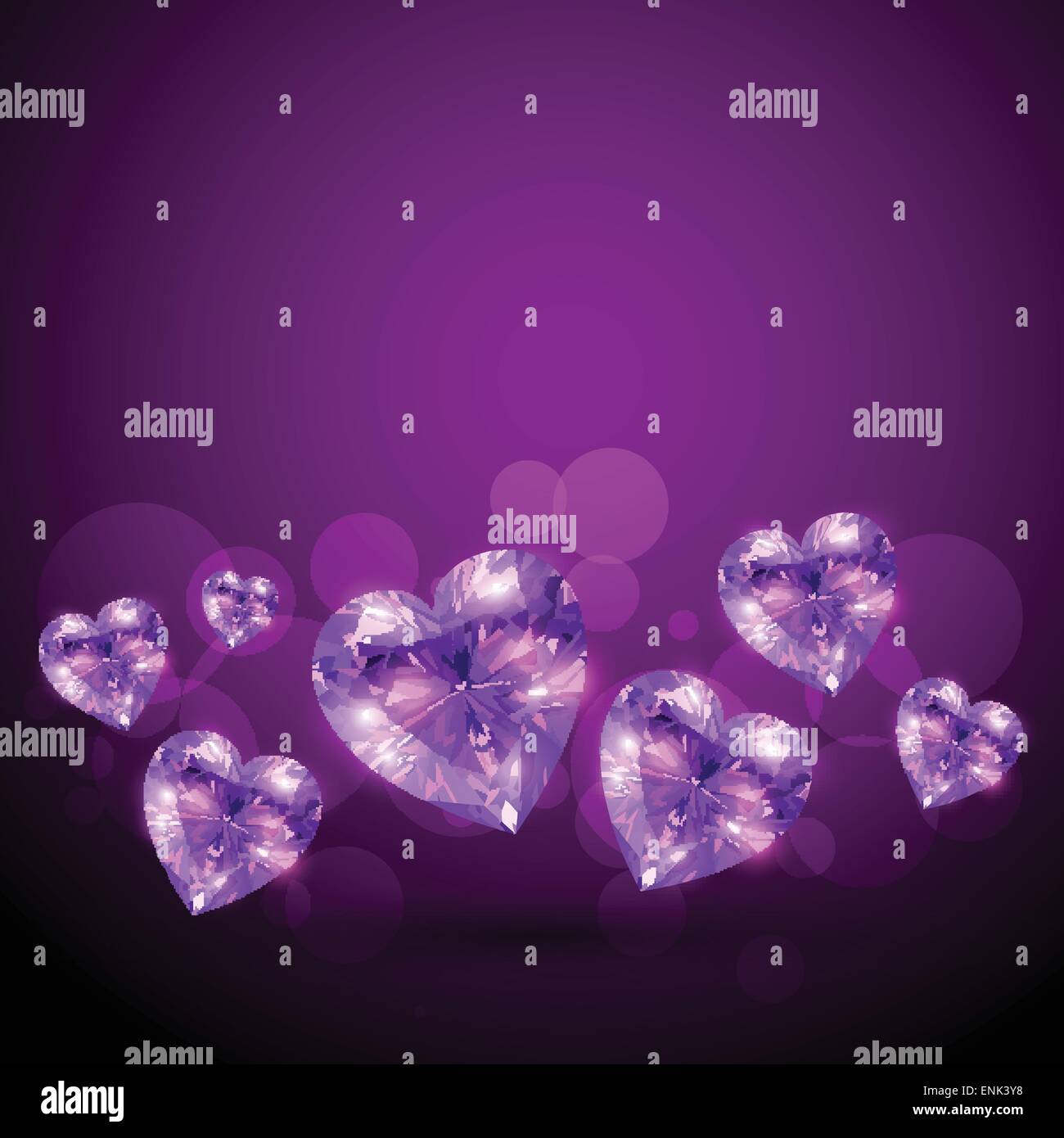 beautiful shiny diamond heart vector design Stock Vector Image & Art ...