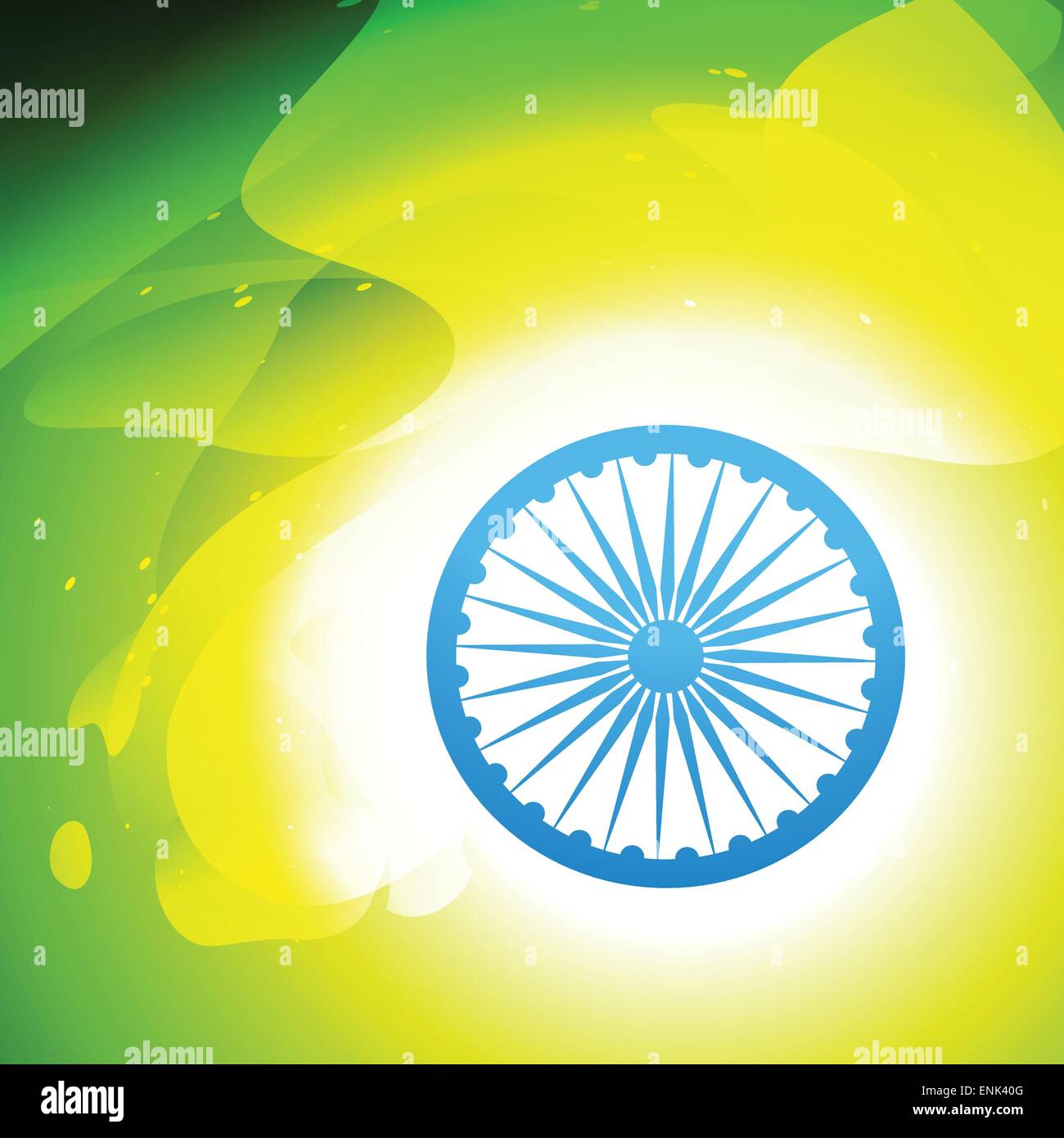 indian flag in wave style vector background Stock Vector Image & Art ...